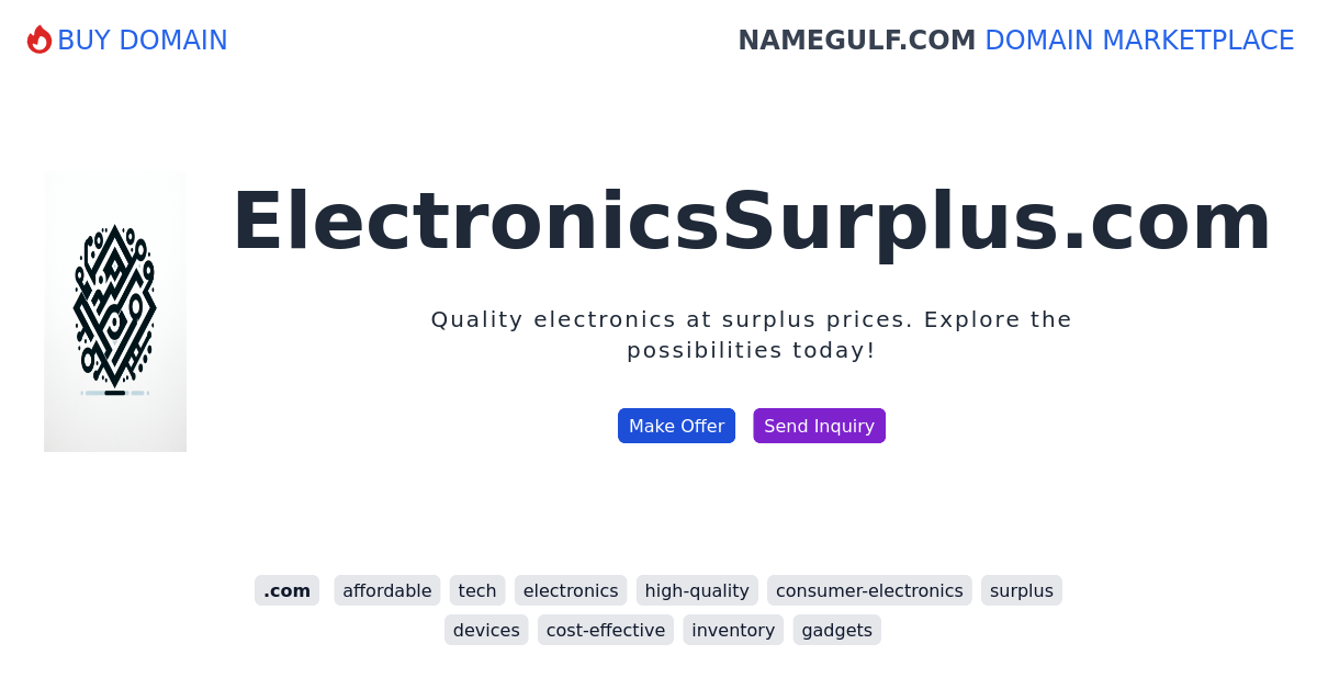 Buy ElectronicsSurplus.com - Your Tech Supply Solution