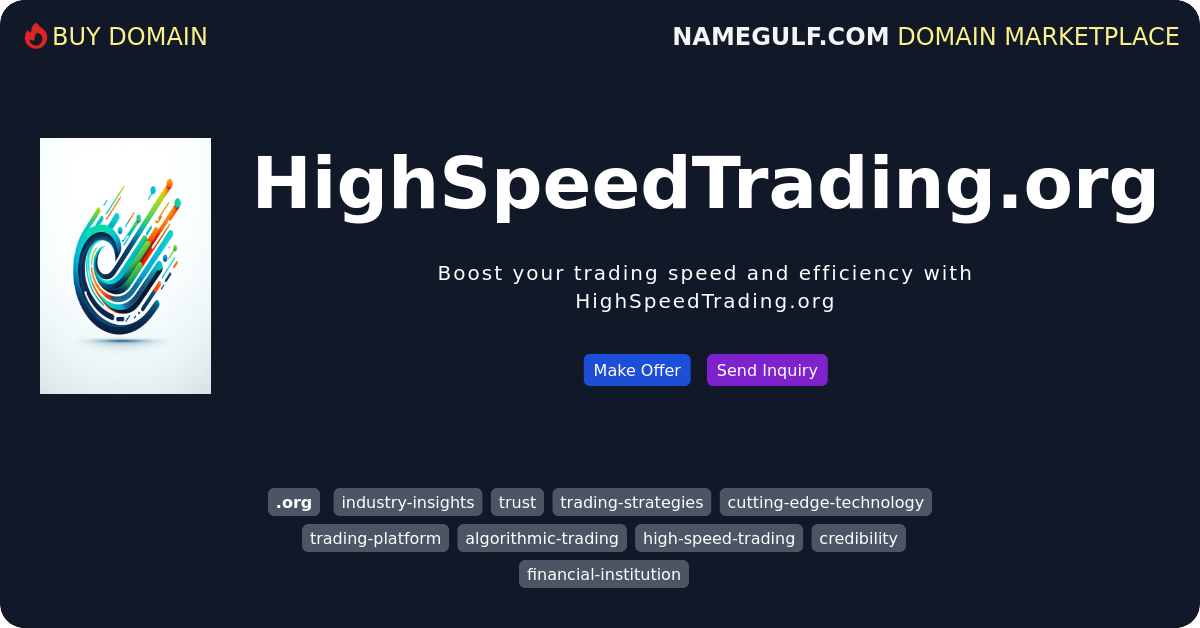 Purchase HighSpeedTrading.org Today and Elevate Your Trading Game
